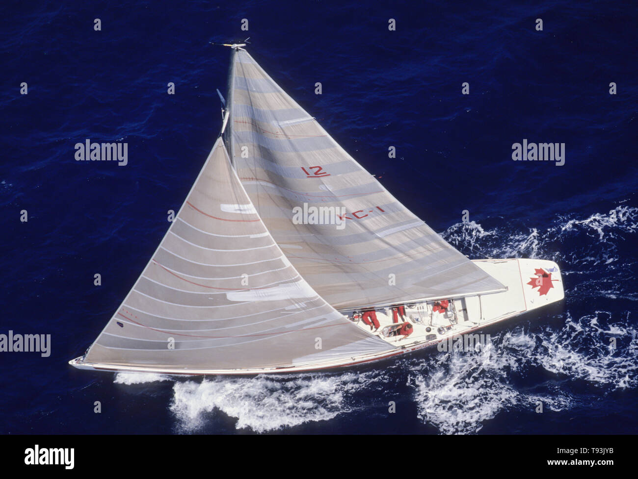 Americas cup 1983 hi-res stock photography and images - Alamy