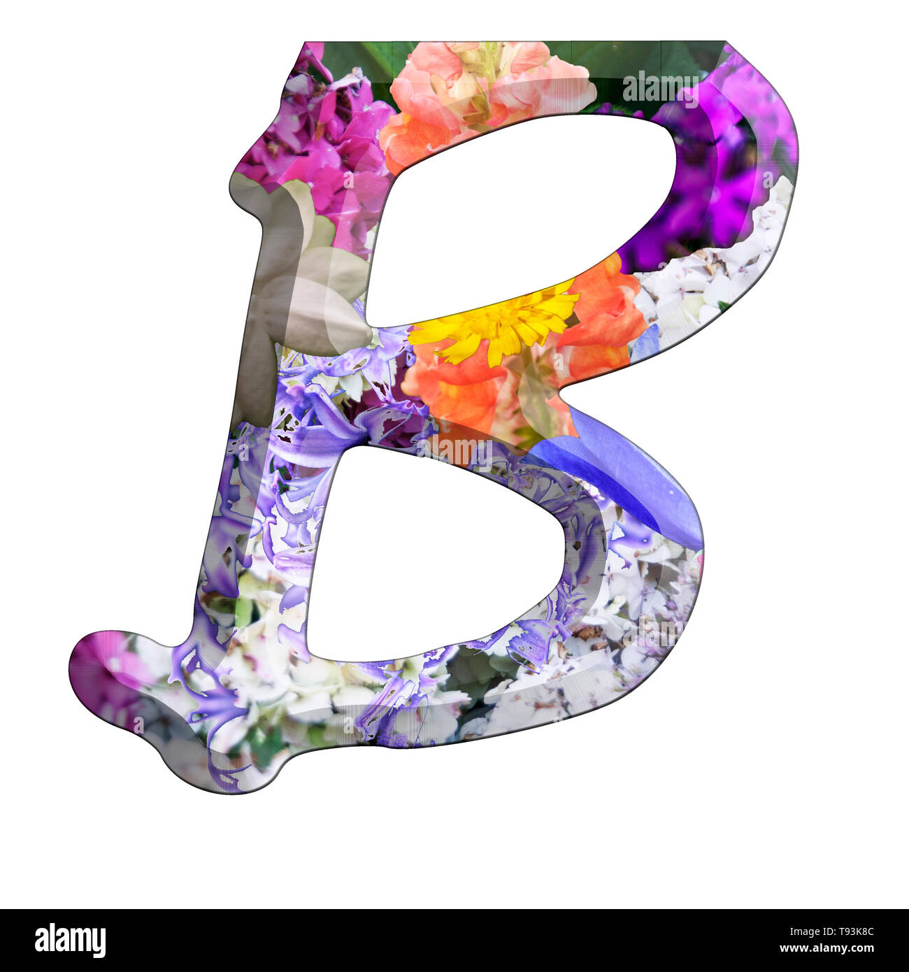 The Capitol Letter B Part of a set of letters, Numbers and symbols of ...