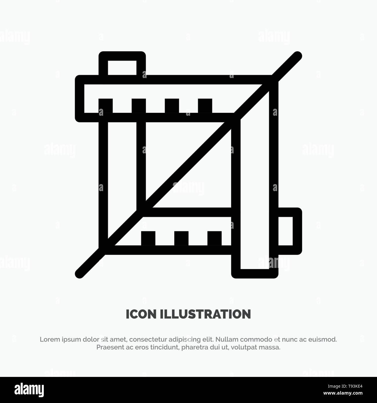 Crop image icon Cut Out Stock Images & Pictures - Alamy