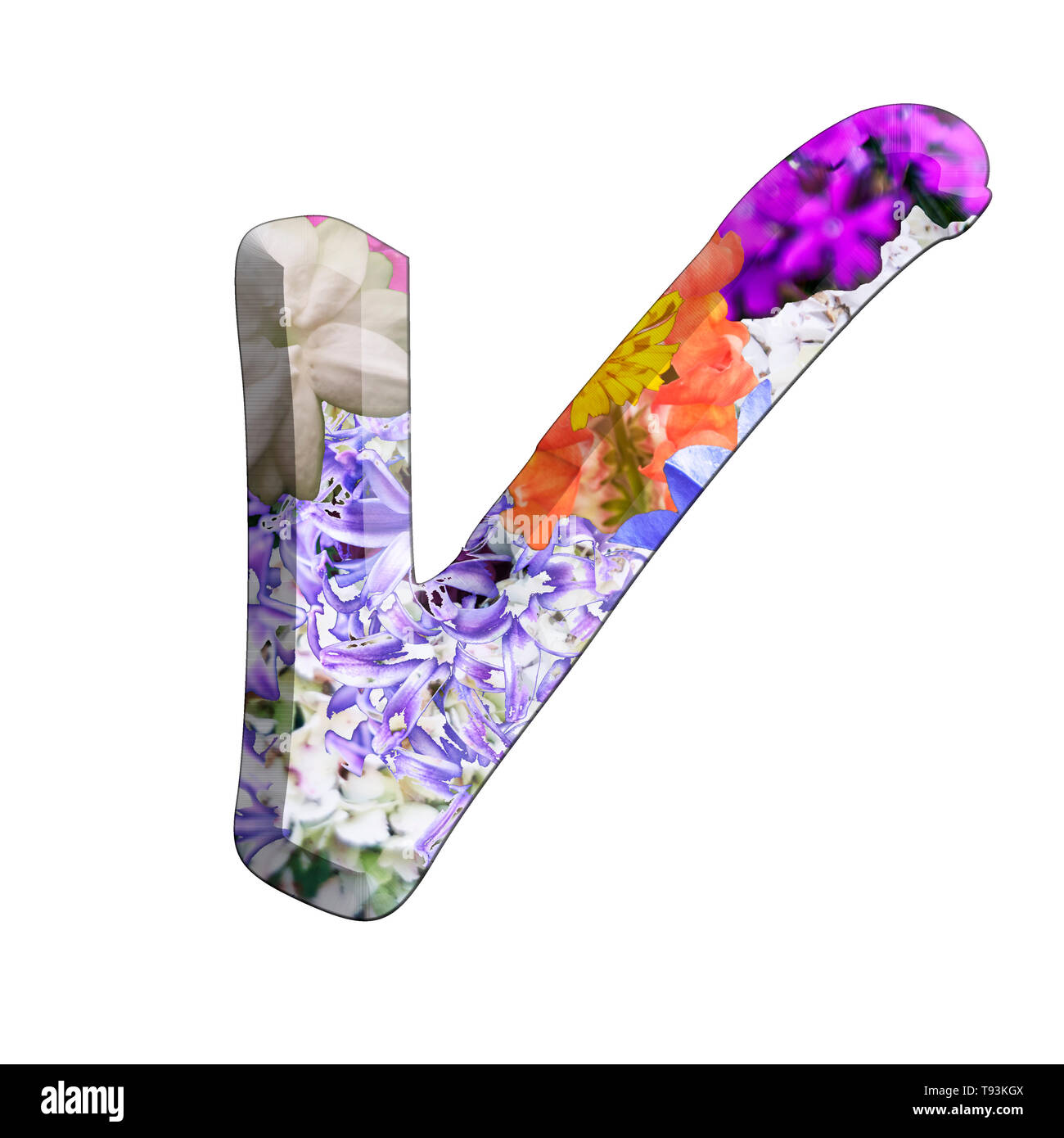 The Capitol Letter V Part of a set of letters, Numbers and symbols of ...