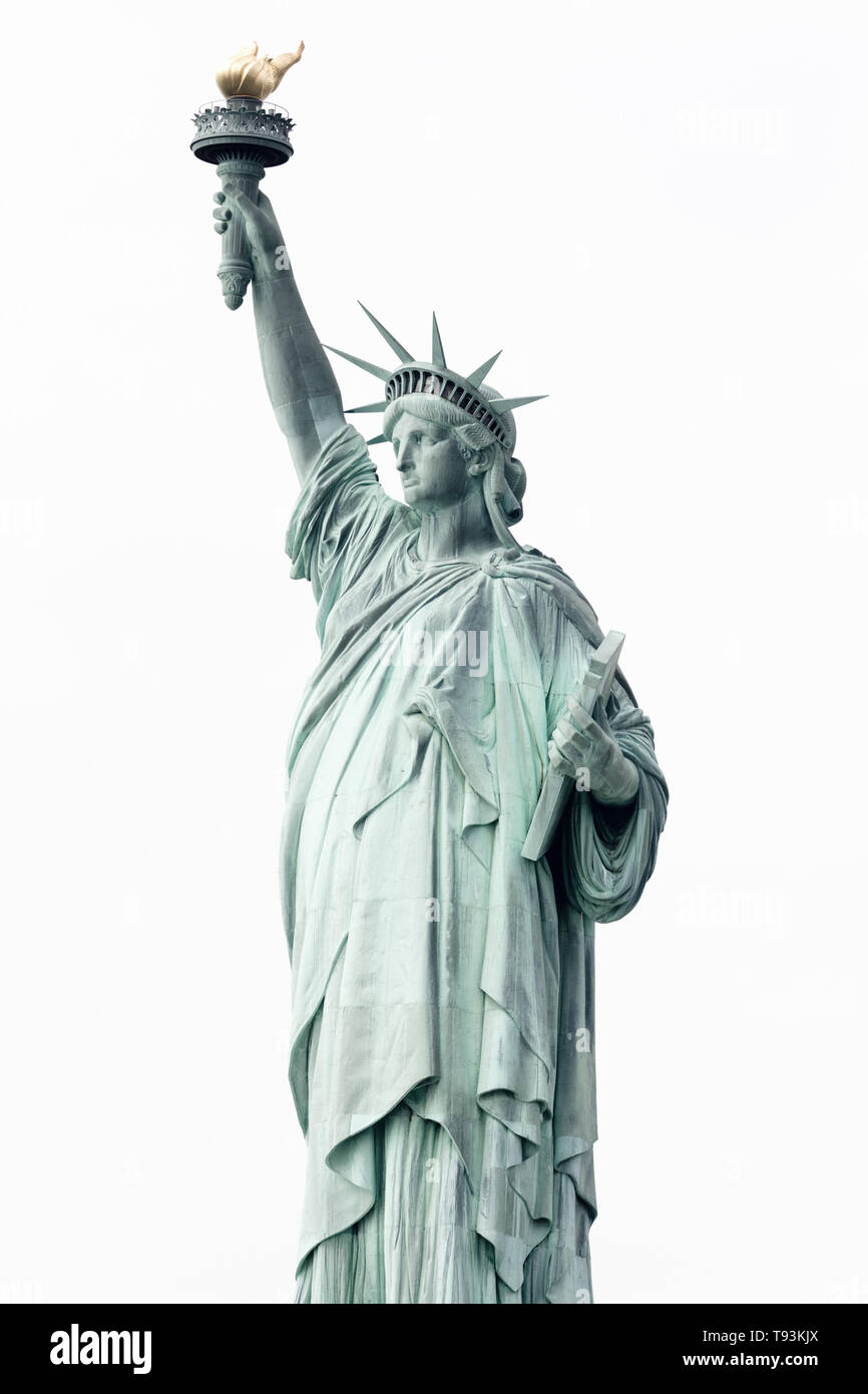 The Statue of Liberty in NYC designed by Frédéric Auguste Bartholdi ...