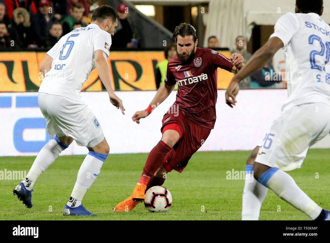 Adrian Paun from CFR Cluj in center Stock Photo - Alamy
