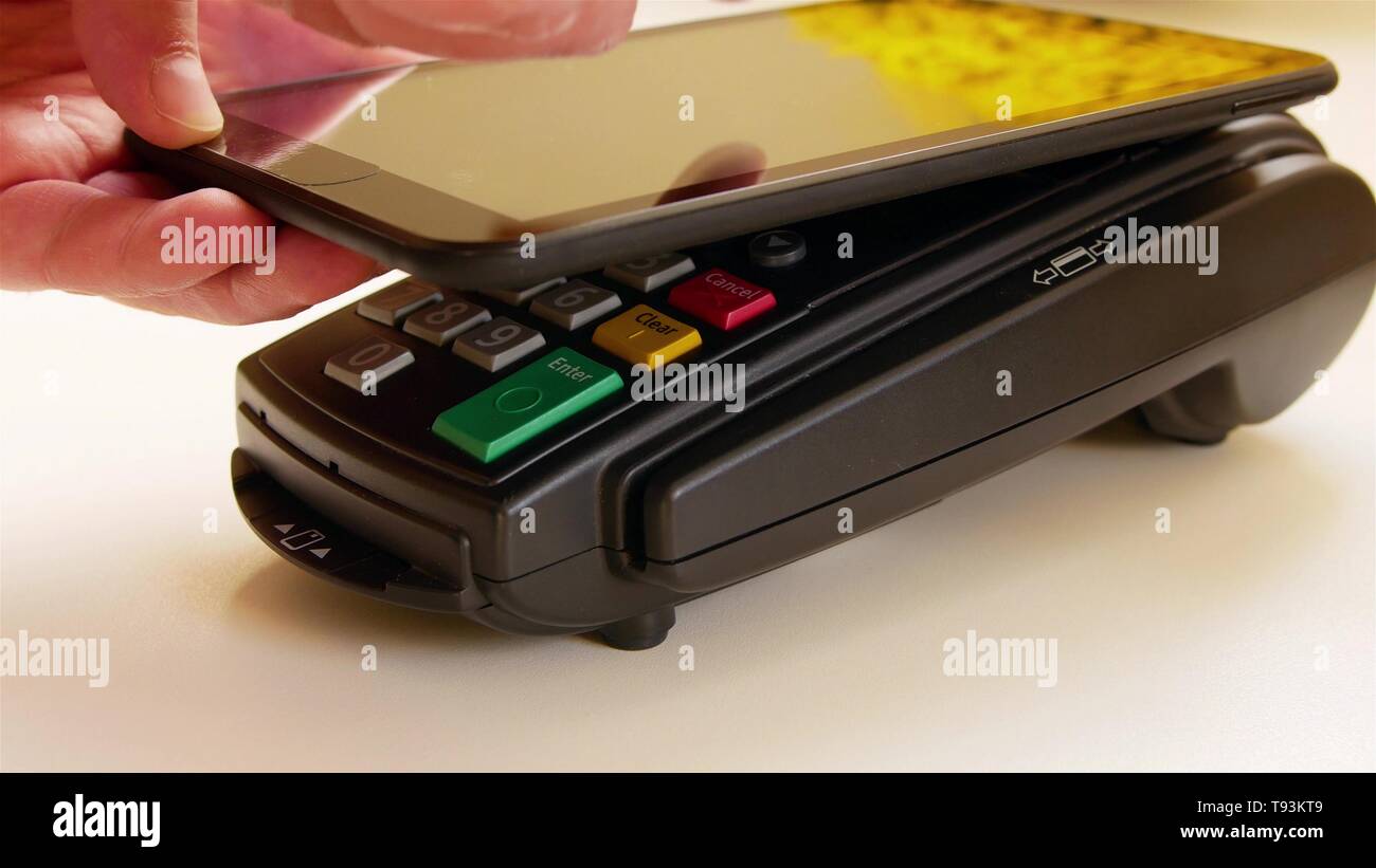 Bitcoin tablet credit card hi-res stock photography and images - Alamy