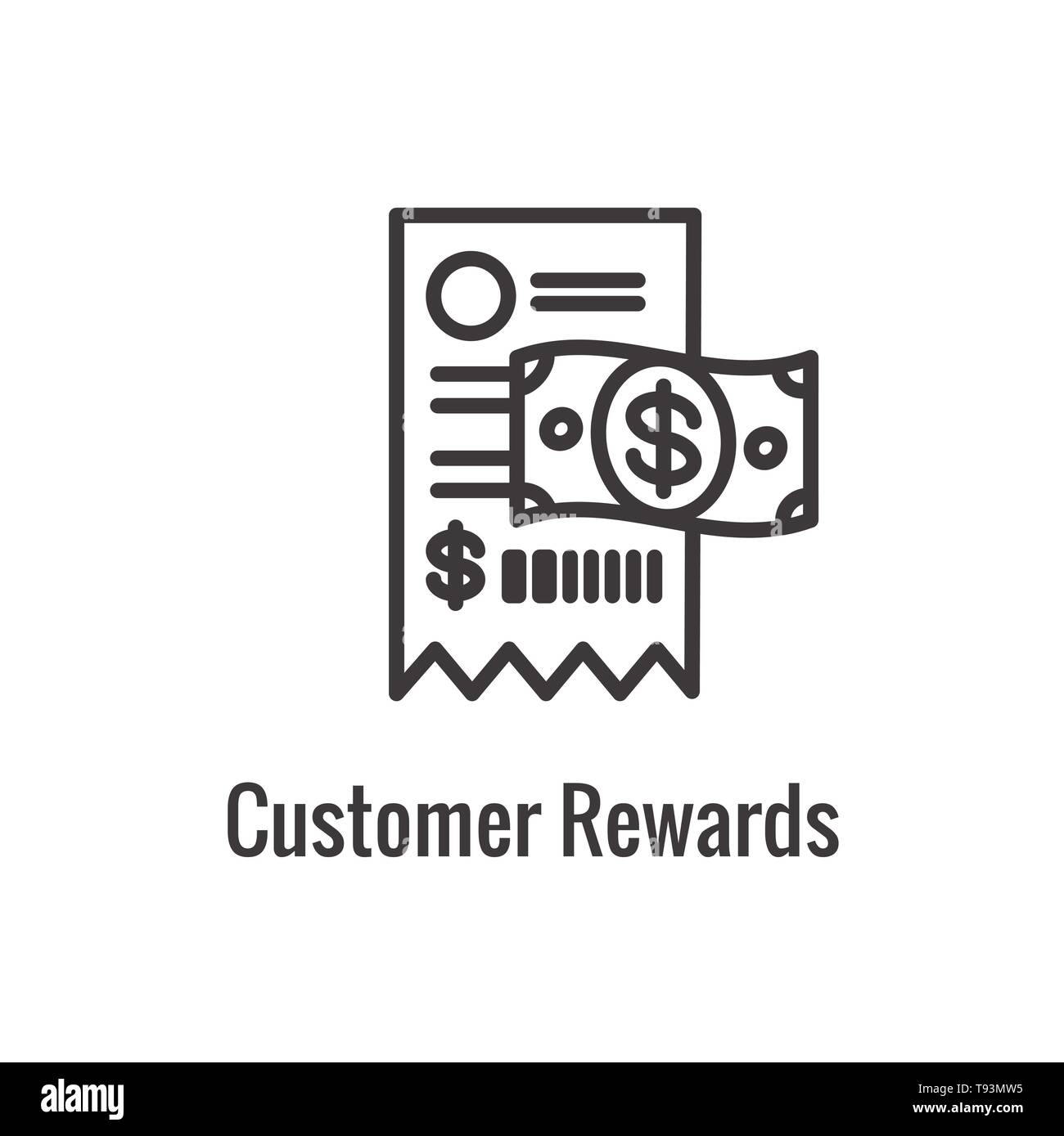 Customer Rewards Icon : Money Concept and Reward / Discount Image Stock ...