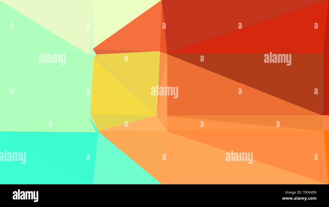 coral, turquoise and firebrick color background with triangles ...