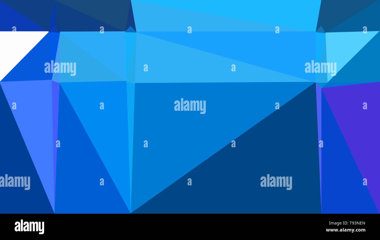 retro style triangle illustration. dodger blue, strong blue and teal ...