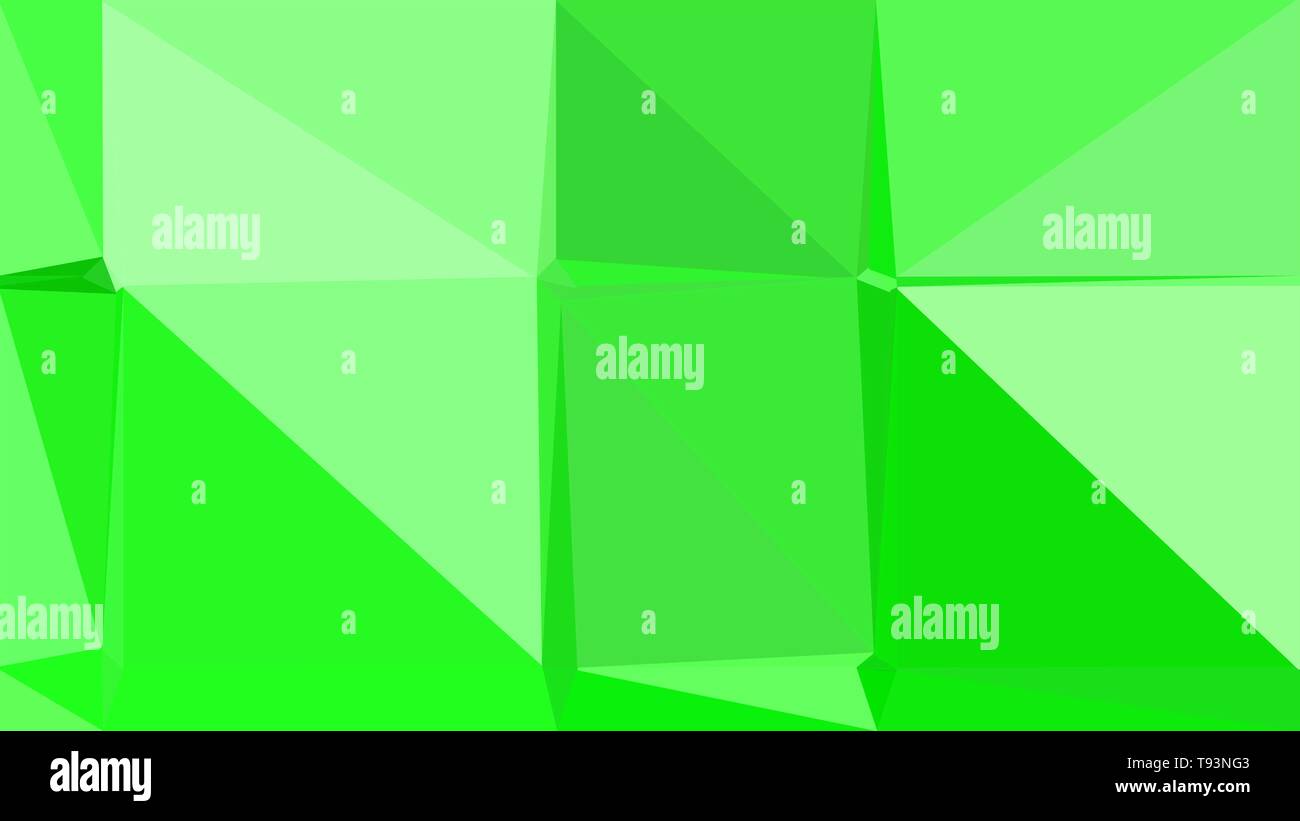geometric triangle abstract background with neon green, vivid lime ...