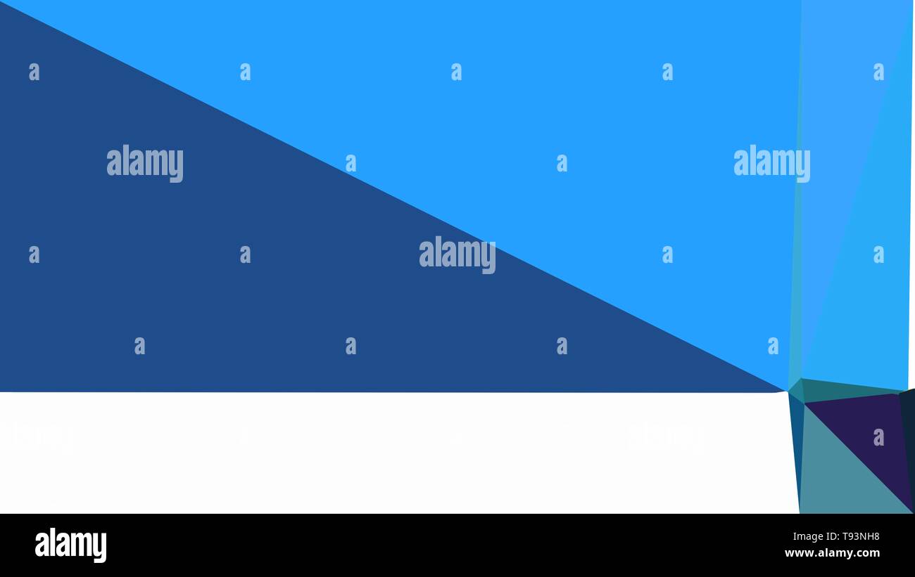 geometric triangles style in dodger blue, dark slate blue and very dark ...