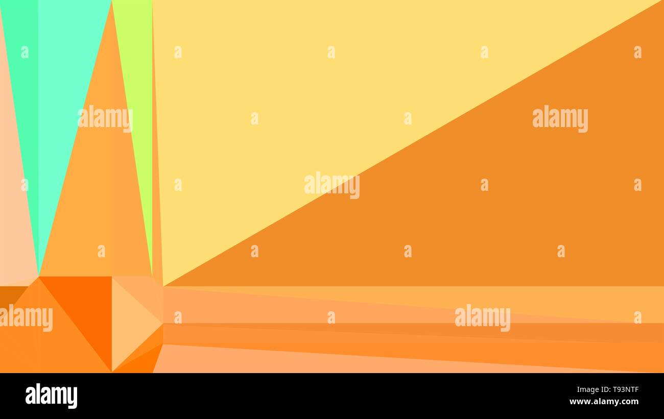 coral, golden rod and aqua marine multi color background art. abstract ...