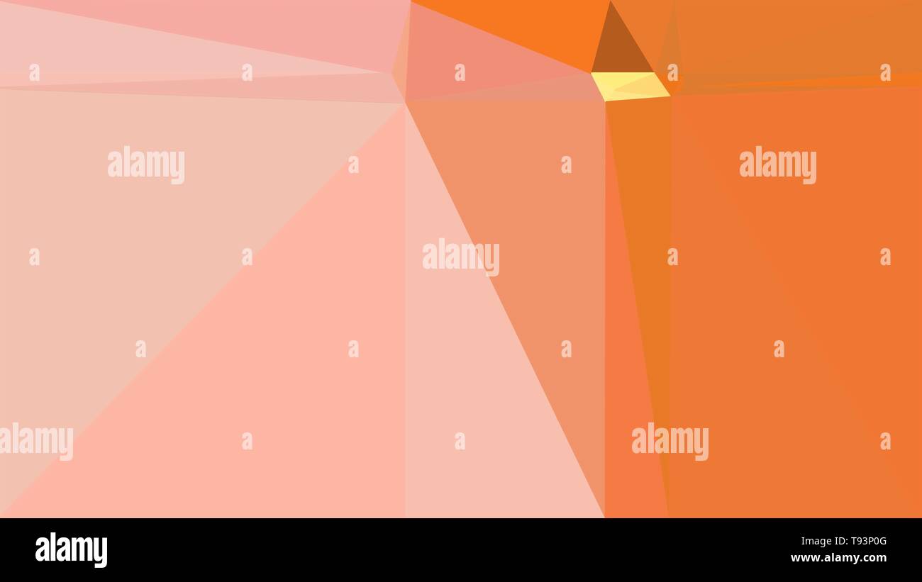 bronze, light pink and dark salmon color geometric triangle background ...