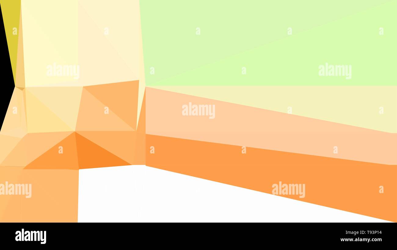 Abstract color triangles geometric background with pale golden rod ...