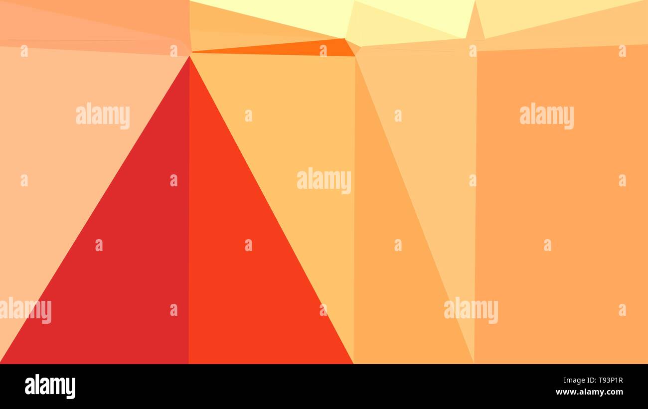 geometric triangle abstract background with sandy brown, crimson and ...