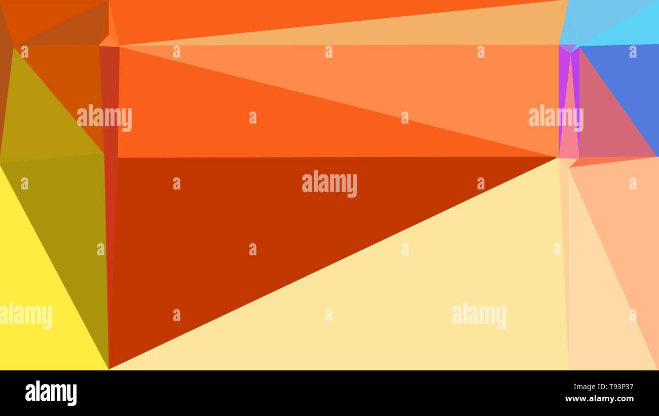 minimalistic triangle geometric background with coffee, pastel blue and ...