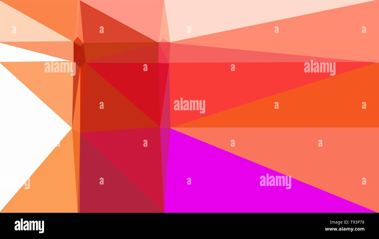 triangle background with tomato, crimson and bisque colors. backdrop ...
