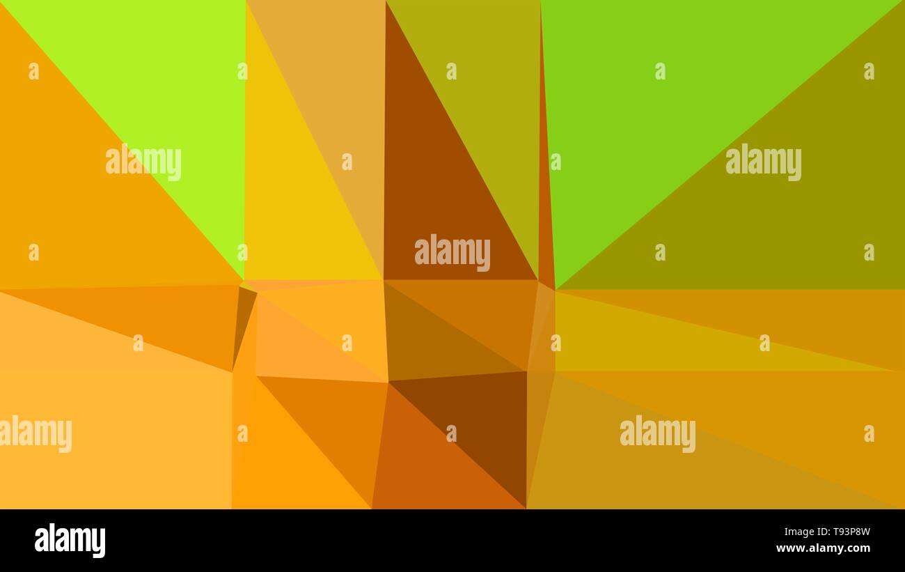 golden rod, yellow green and saddle brown colored contemporary art ...