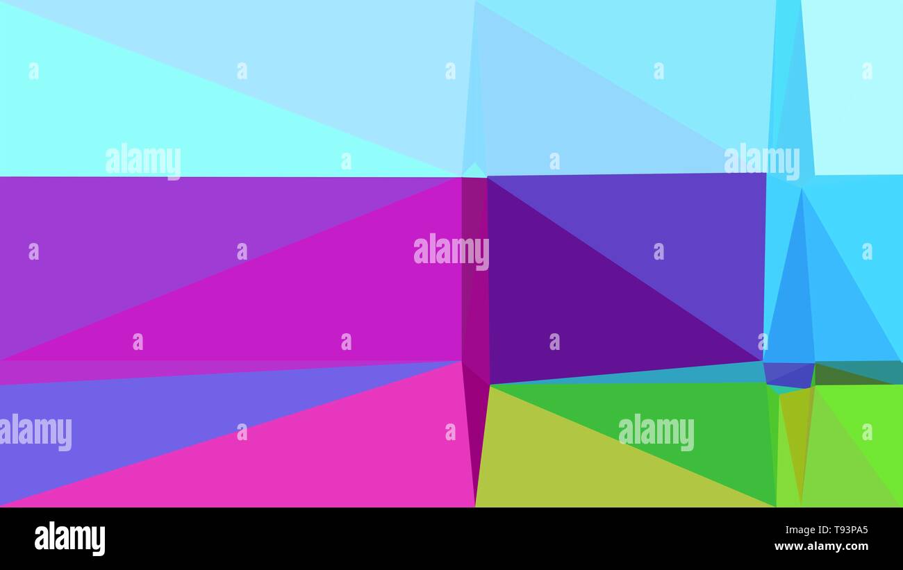 retro style triangle illustration. light sky blue, dark orchid and ...