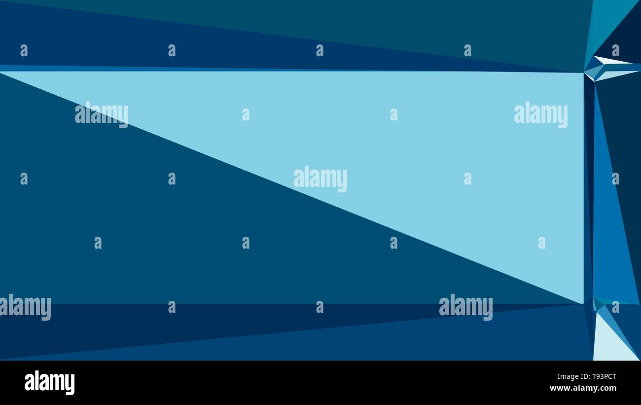 teal green, sky blue and strong blue colored contemporary art. simple ...