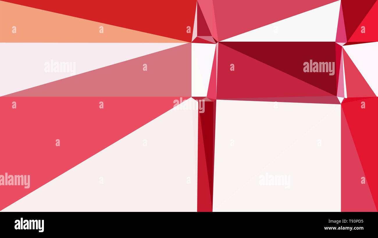 sea shell, moderate red and firebrick color geometric triangle ...