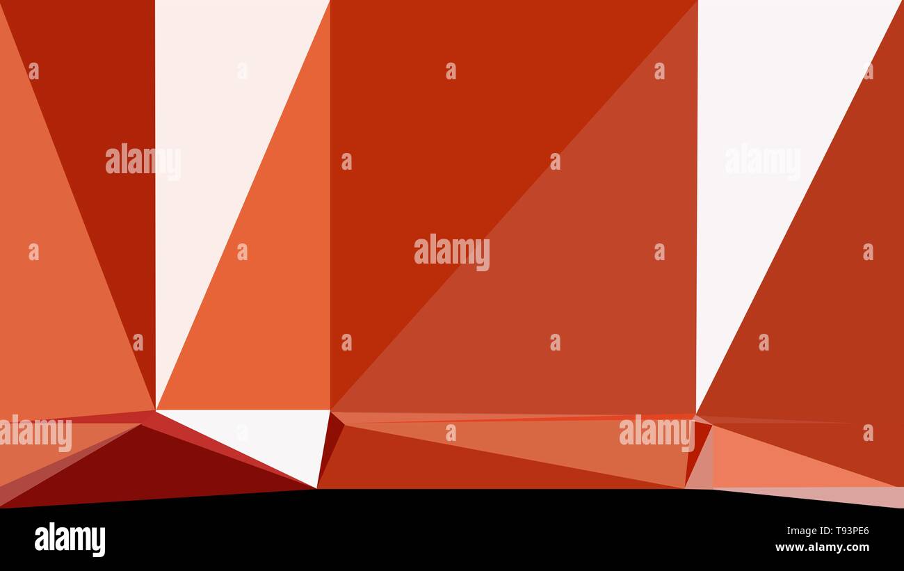 geometric triangles style in coffee, sea shell and black color ...