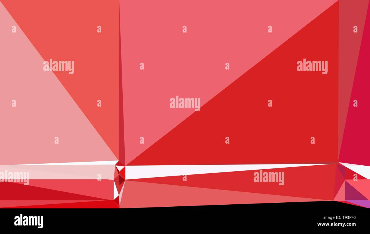 retro style triangle illustration. moderate red, misty rose and dark ...