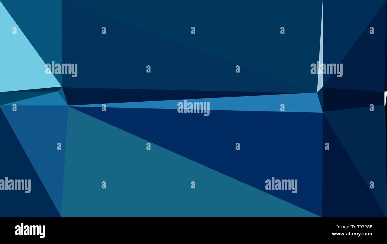 retro style triangle illustration. midnight blue, sky blue and steel ...