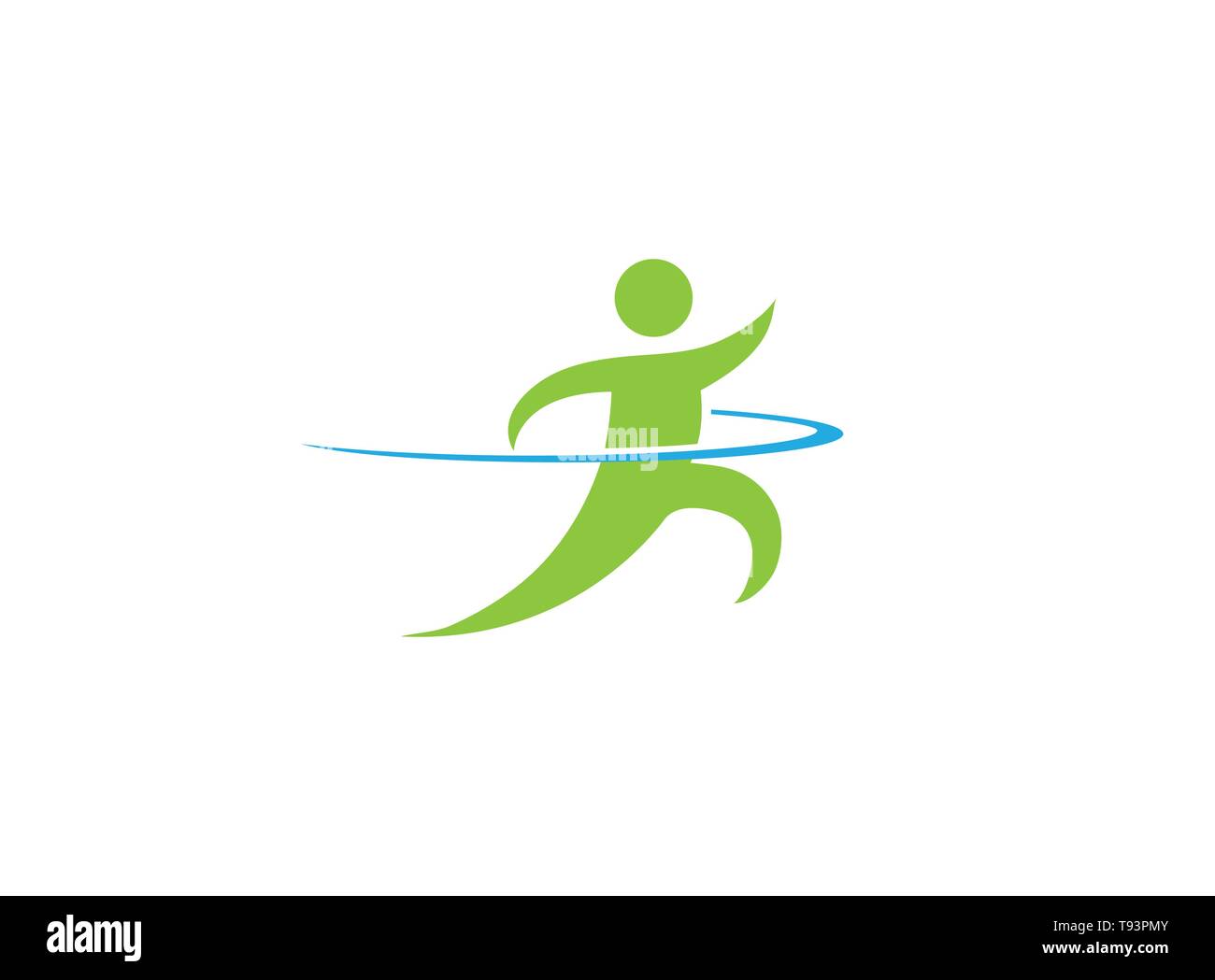 Athlete race end Stock Vector Images - Alamy