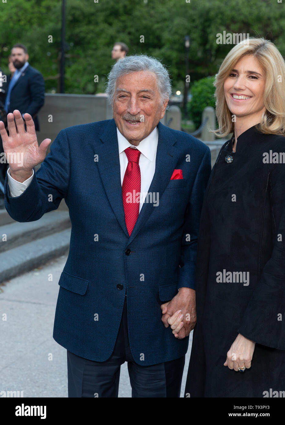 New York, NY - May 15, 2019: Tony Bennett and Susan Crow arrive at the ...