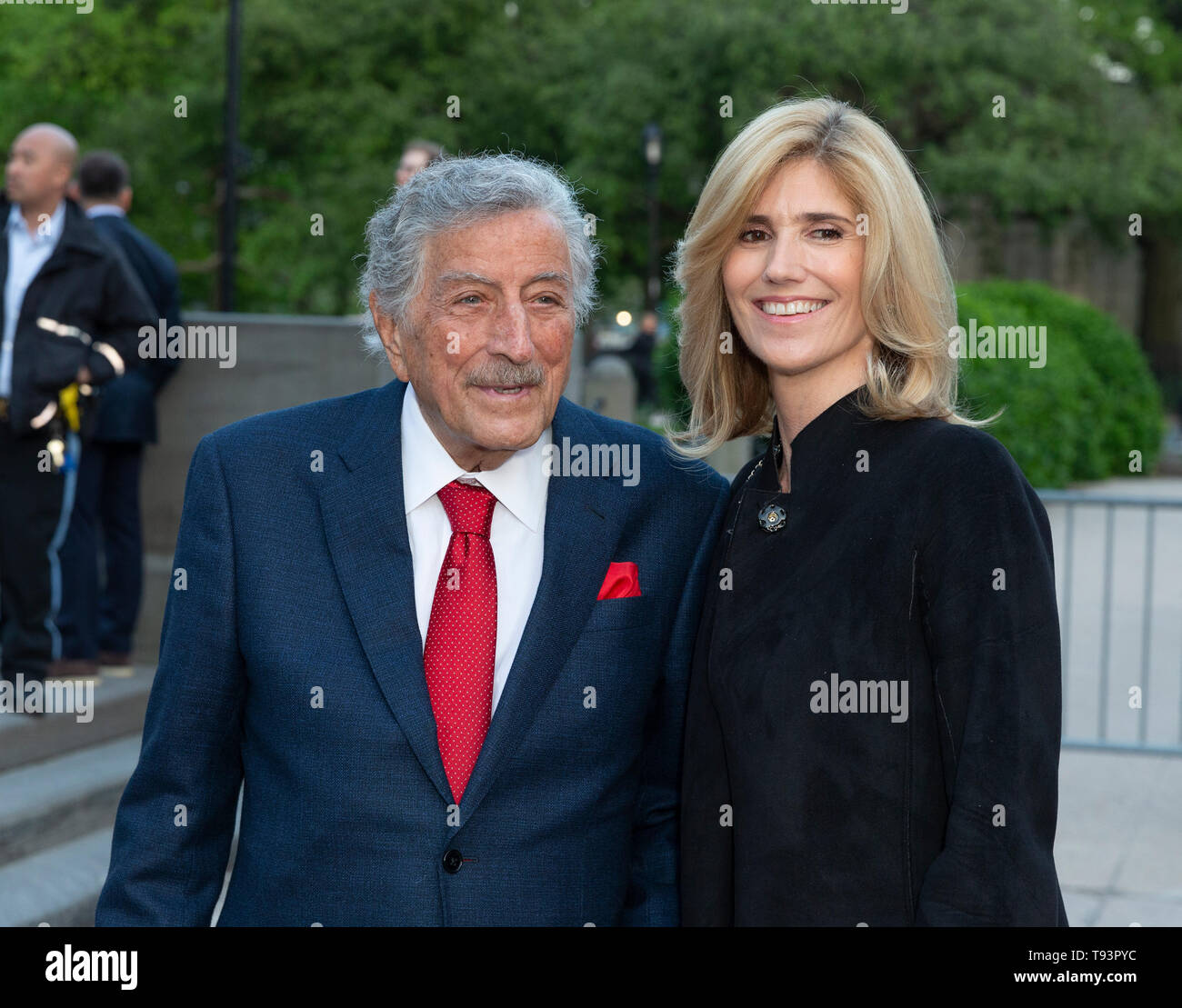 New York, NY - May 15, 2019: Tony Bennett and Susan Crow arrive at the ...