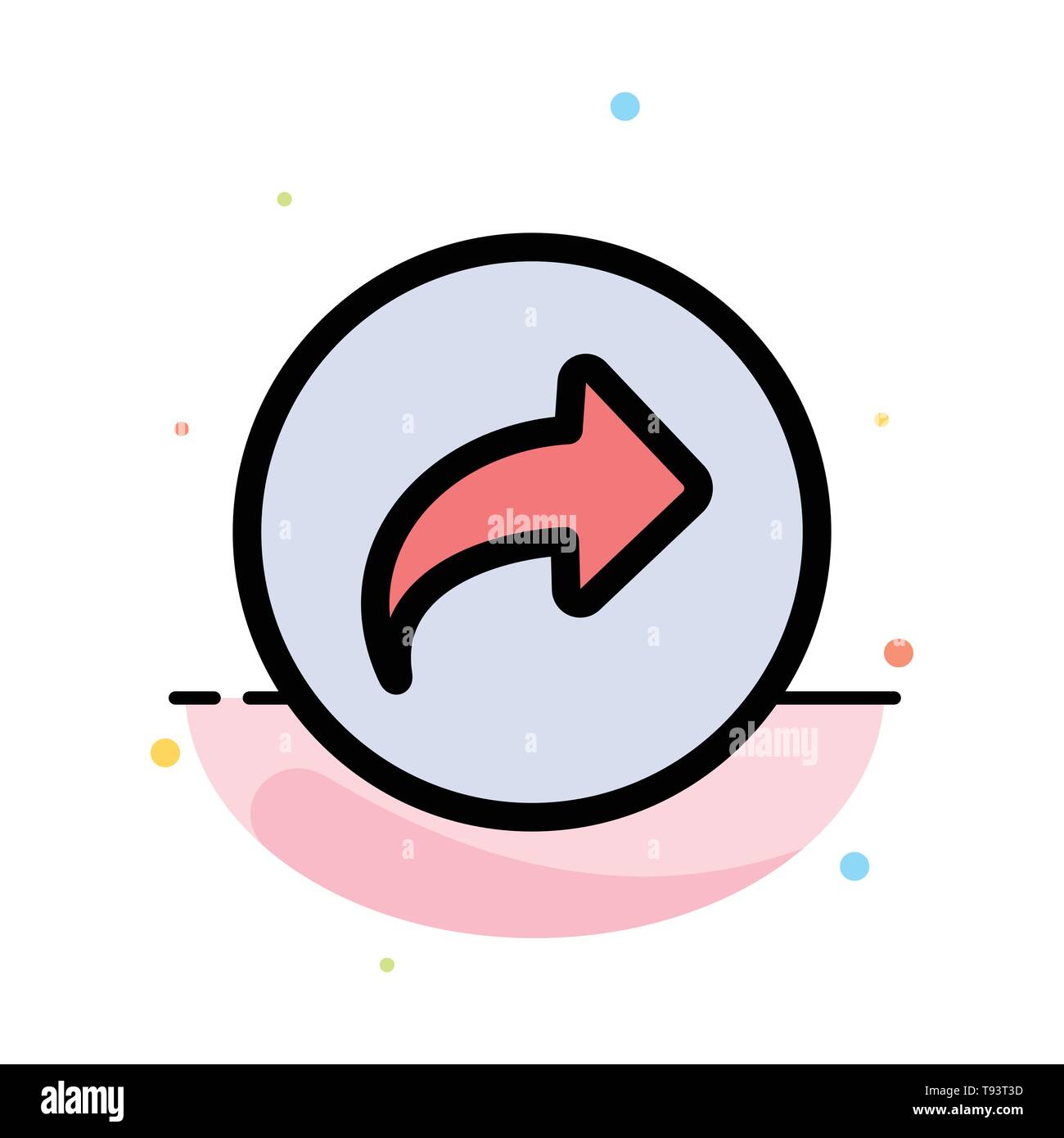 Abstract advertisement arrow Stock Vector Images - Alamy