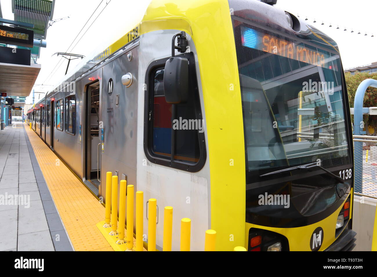 view of Los Angeles Metro Rail - Public Transport of Los Angeles County ...