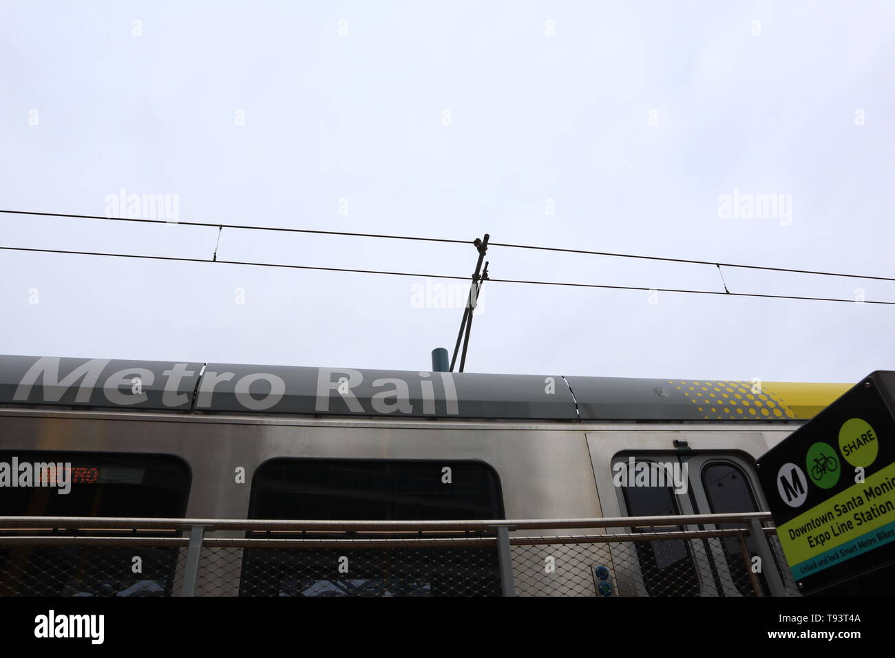 view of Los Angeles Metro Rail - Public Transport of Los Angeles County ...