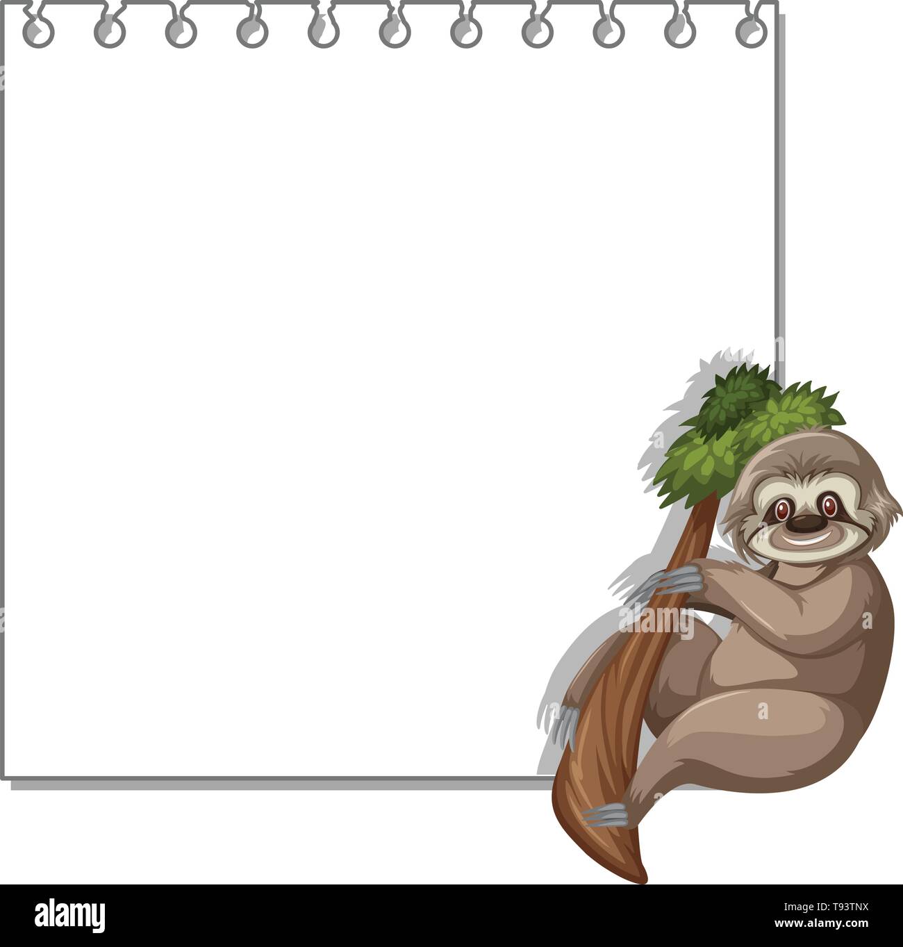 Sloth texture Stock Vector Images - Alamy