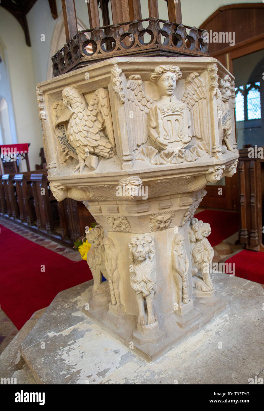 Stone Baptismal Font High Resolution Stock Photography and Images - Alamy