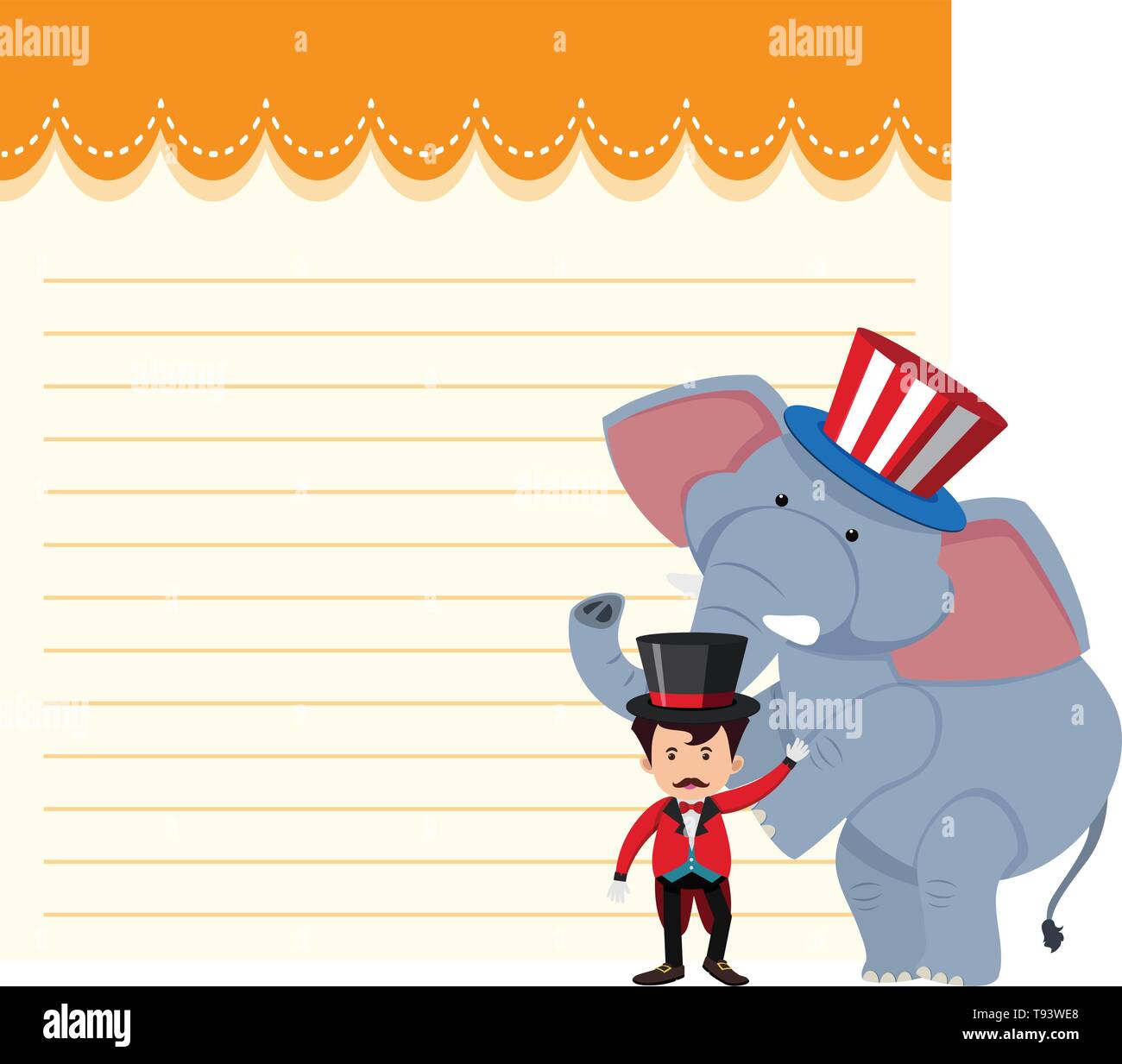 Circus theme Stock Vector Images - Alamy