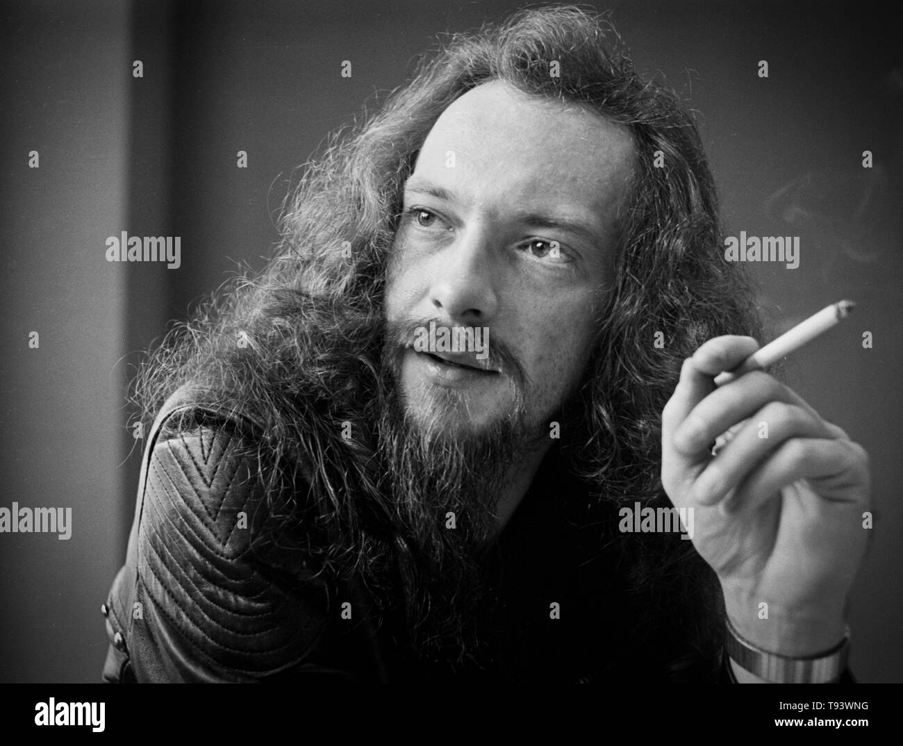 Netherlands, Amsterdam Jetro Tull, Ian Anderson, 12-10-1975 Stock Photo ...
