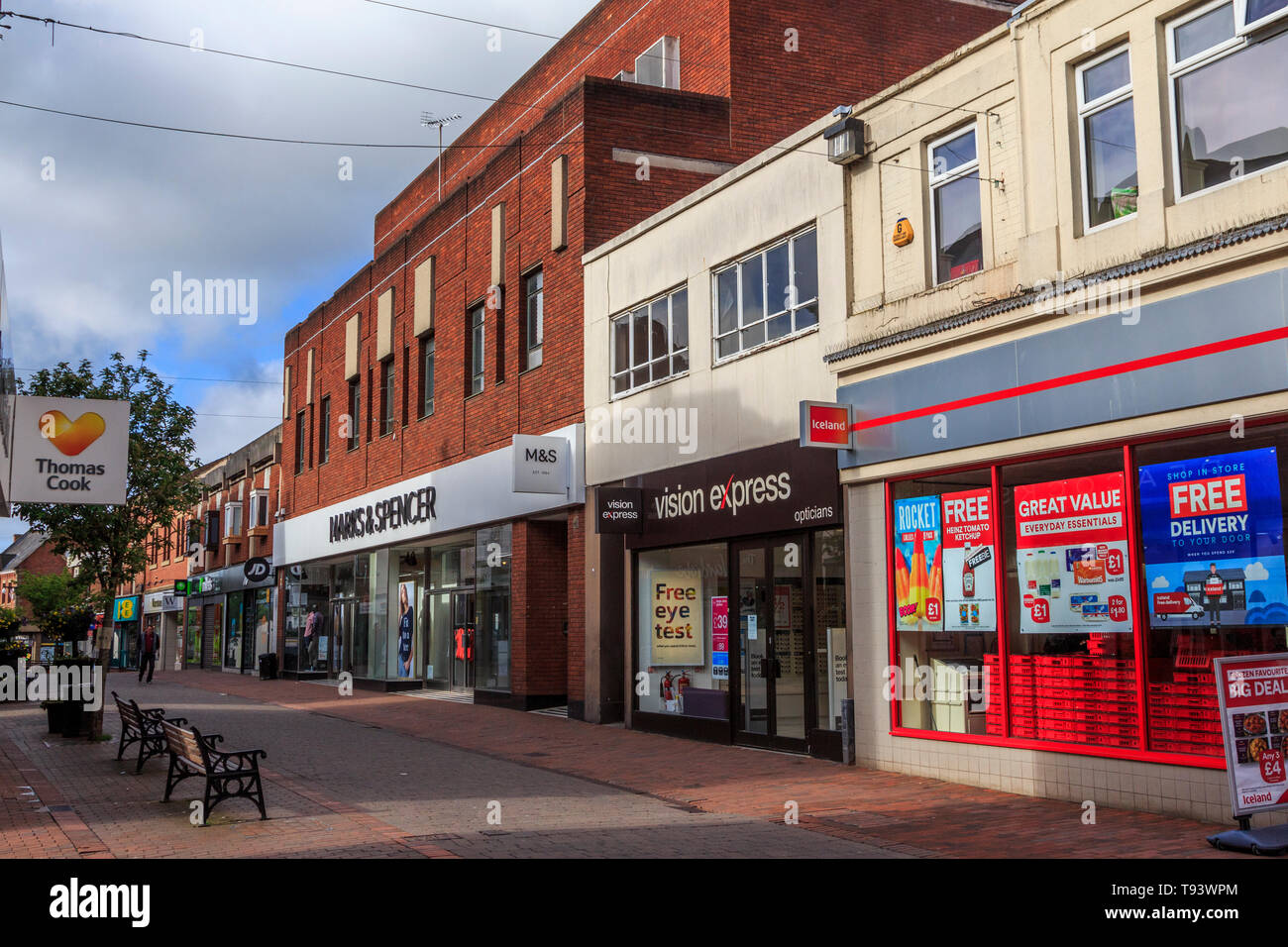 Macclesfield Town Centre, CHeshire, England, UK, GB Stock Photo - Alamy