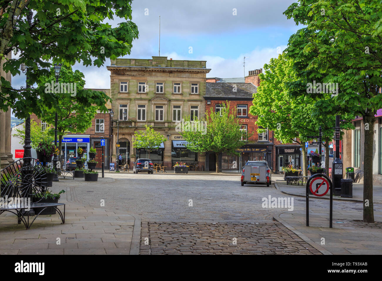 Macclesfield Town Centre, CHeshire, England, UK, GB Stock Photo - Alamy