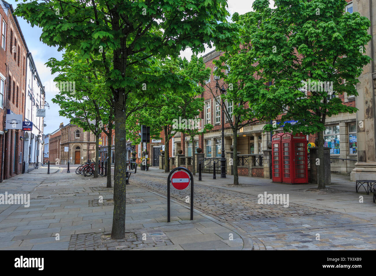 Macclesfield Town Centre, CHeshire, England, UK, GB Stock Photo - Alamy