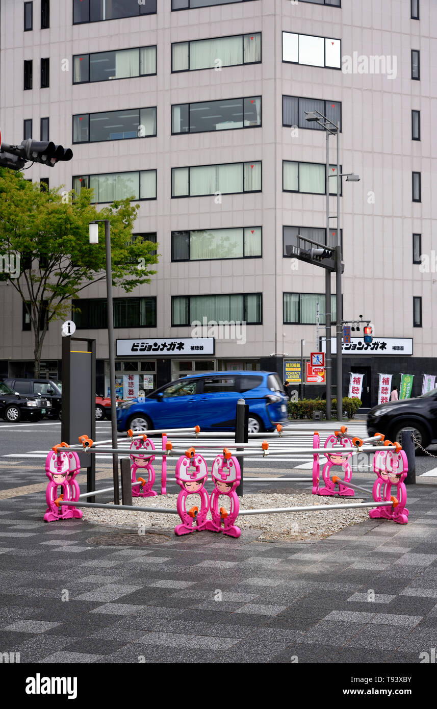 roadworks Kyoto Japan Stock Photo - Alamy