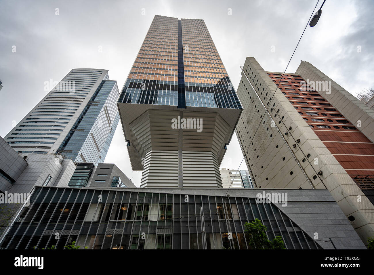 Hong Kong, China - Unique building design Stock Photo - Alamy