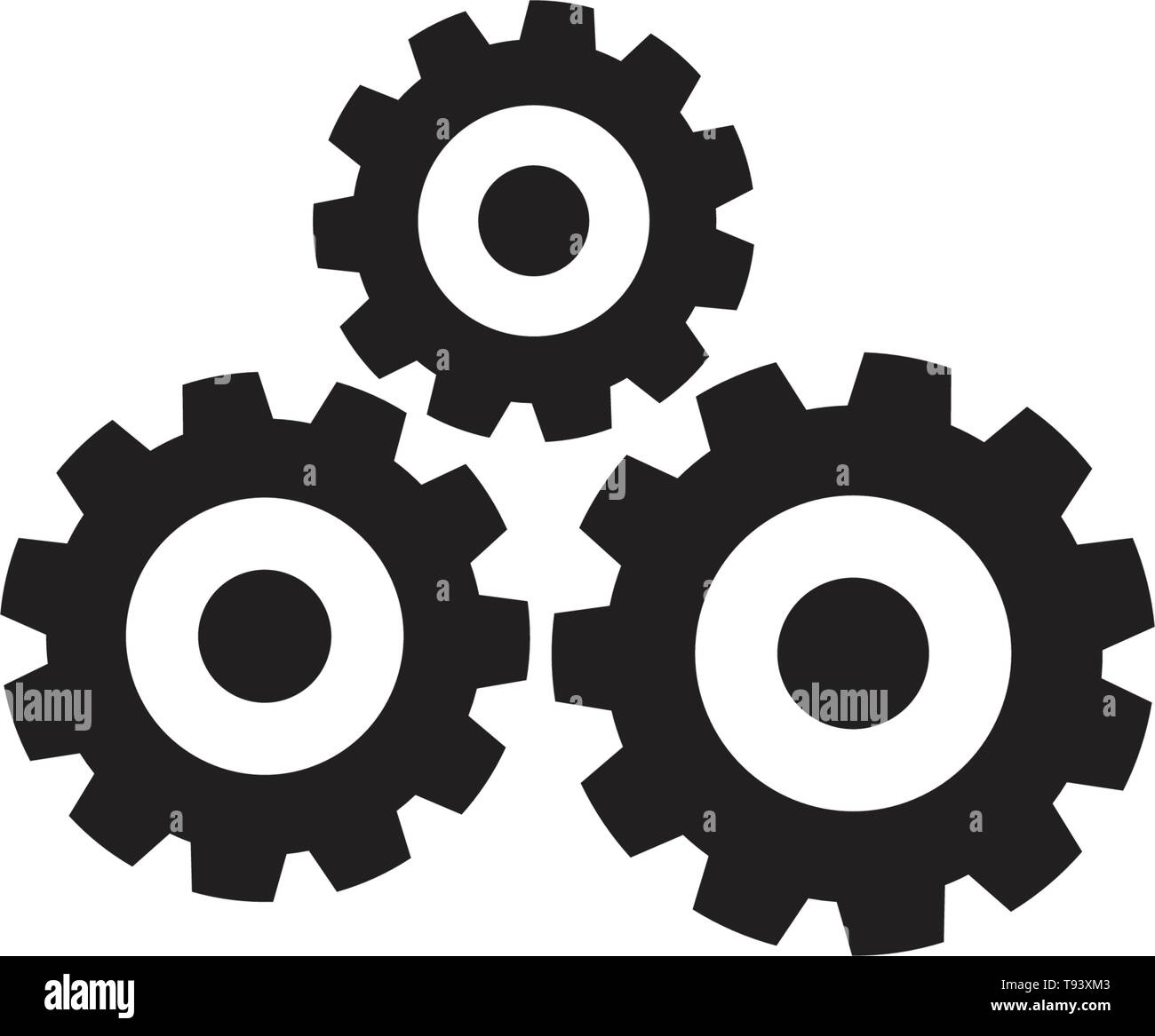 Gear Logo Template vector icon illustration design Stock Vector Image ...
