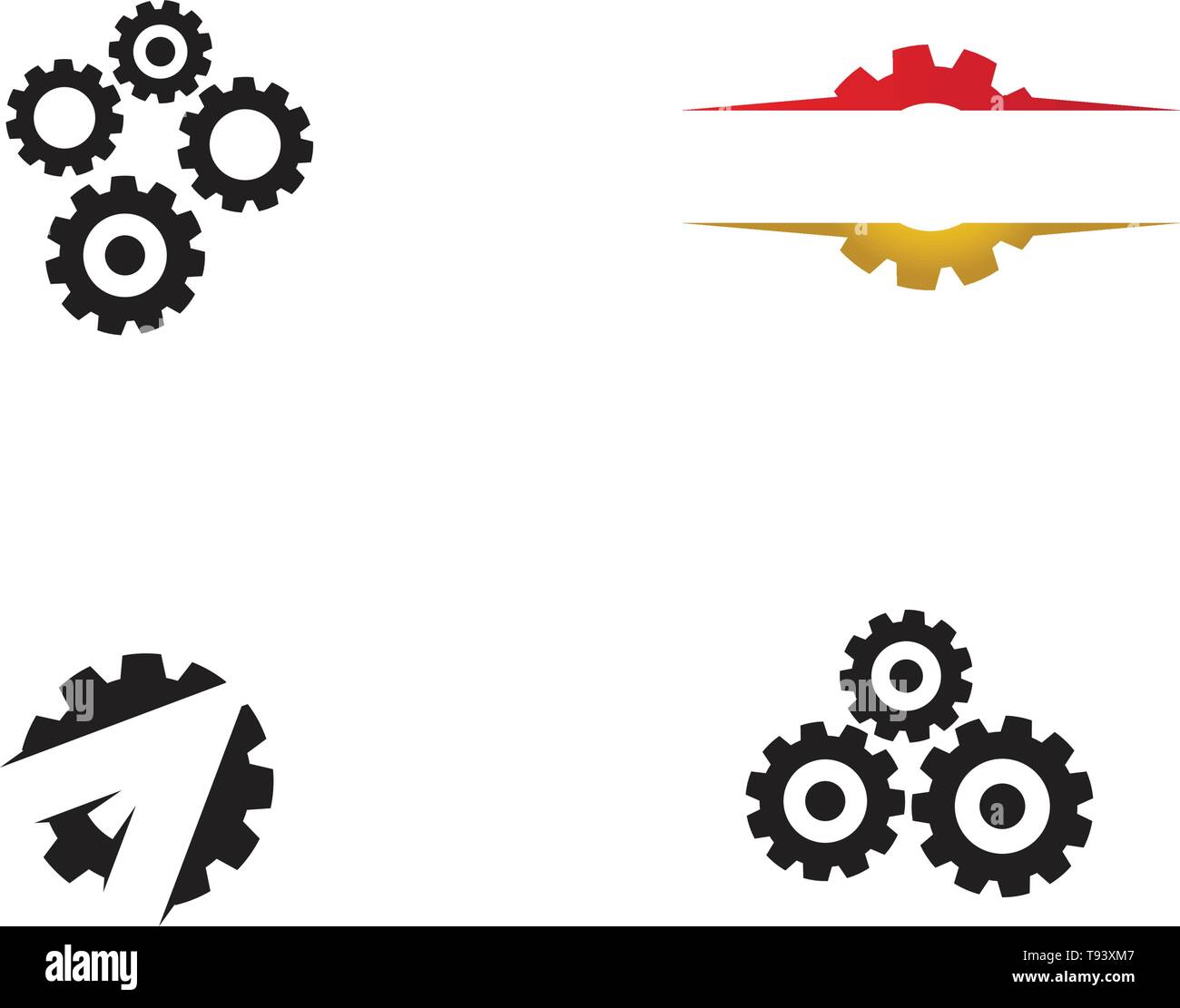 Gear Logo Template vector icon illustration design Stock Vector Image ...
