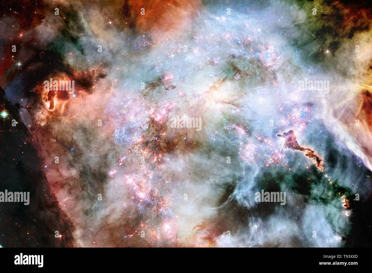 Science fiction space wallpaper, galaxies and nebulas in awesome cosmic ...