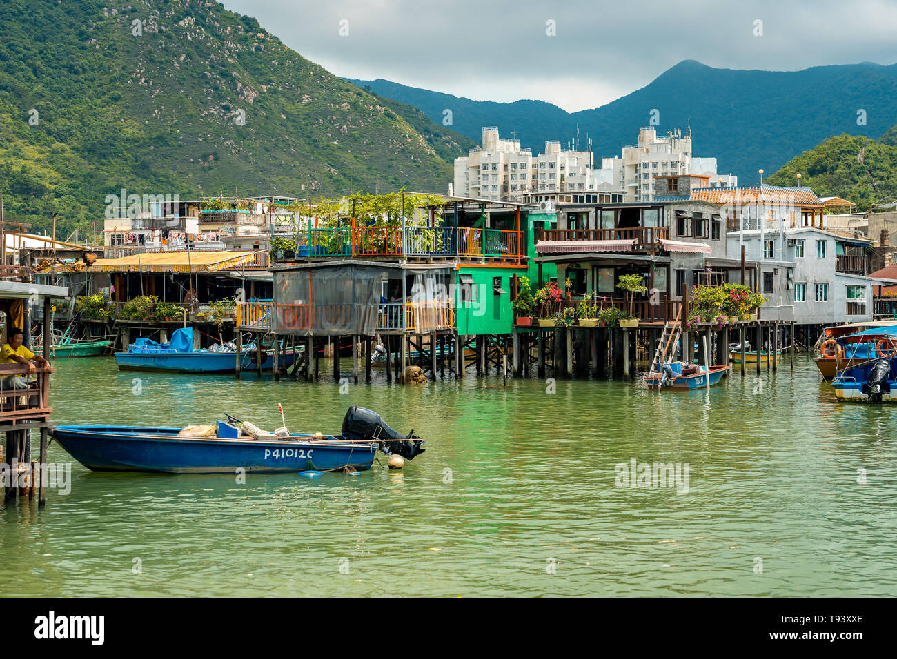 Hong Kong, China - Stilt houses in Tai O fishing village Stock Photo ...