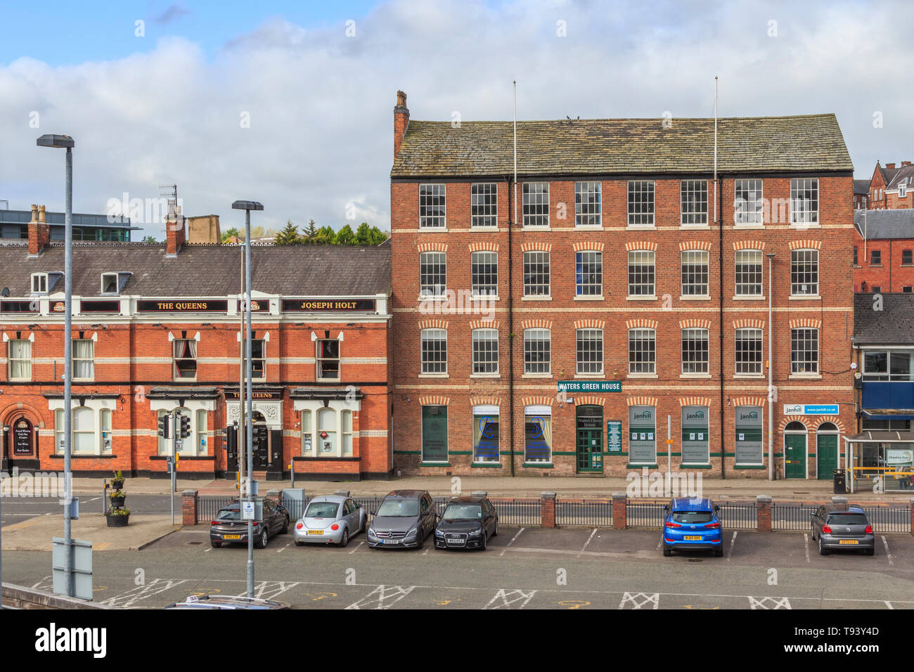 Macclesfield town centre high street hi-res stock photography and ...