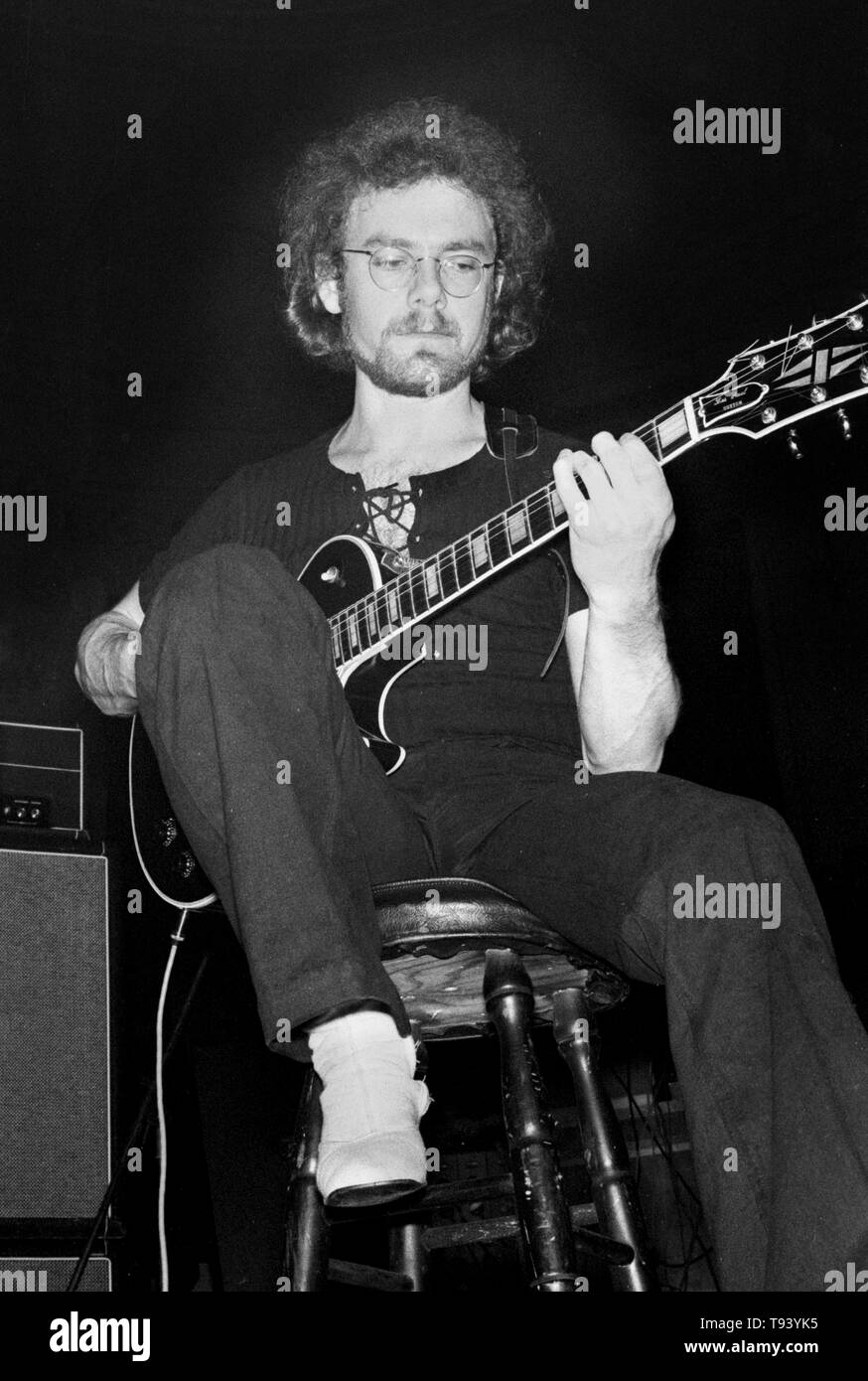 Amsterdam, Netherlands - MARCH 31: Robert Fripp from King Crimson ...