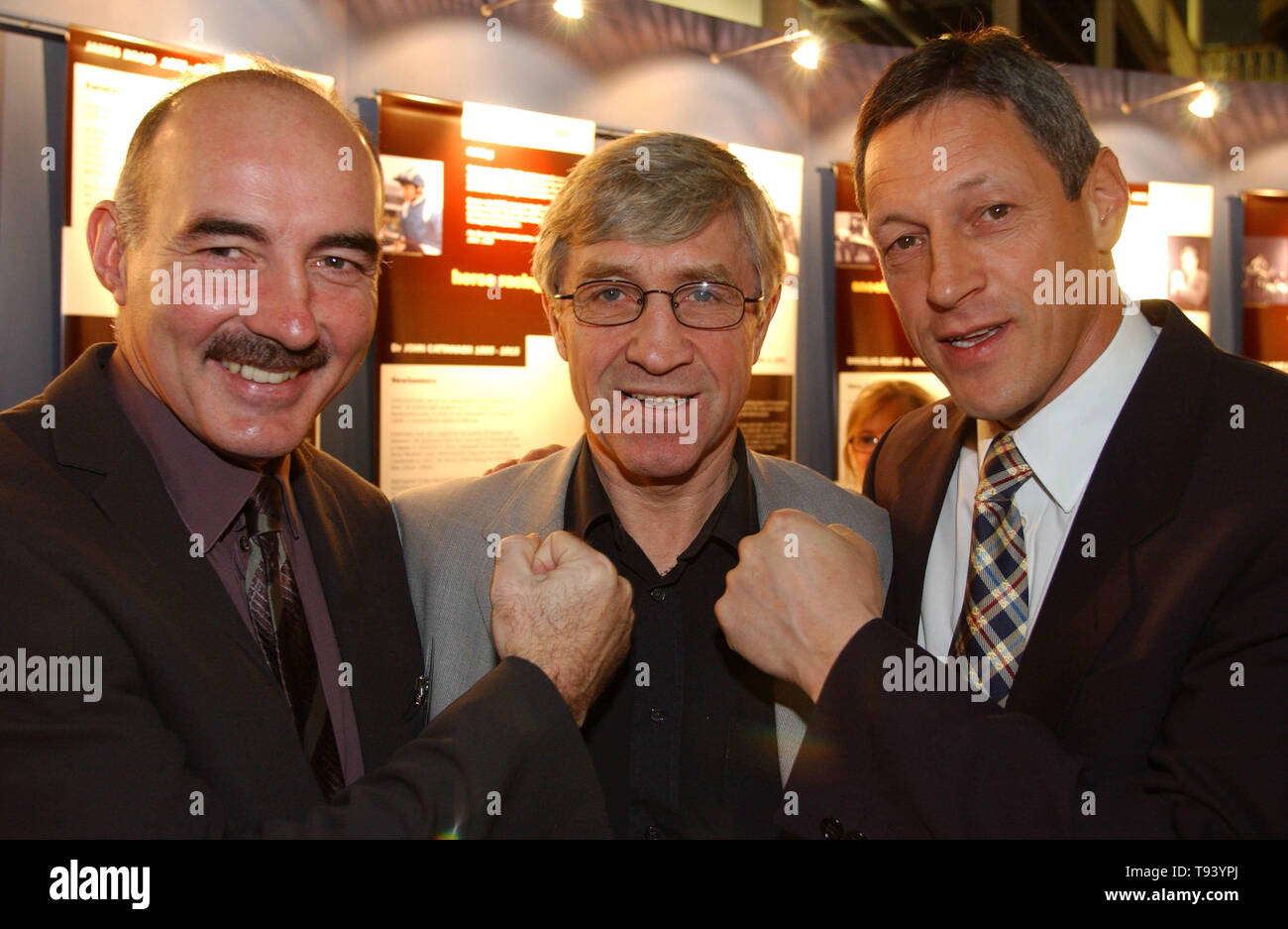 Scottish sporting greats, Footballer Willie Miller, boxer Ken Buchanan ...