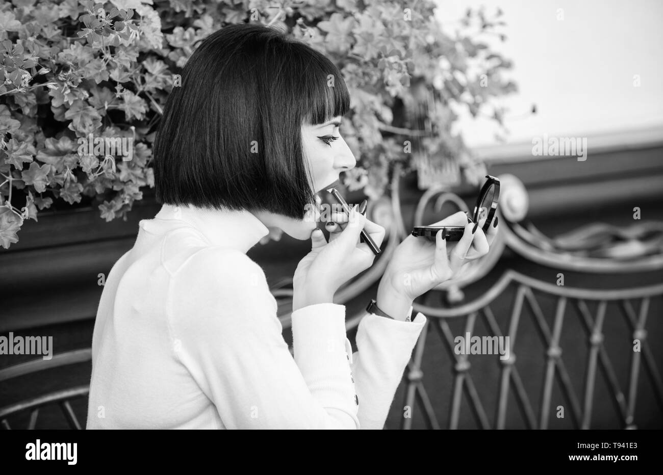 Girlish girl Black and White Stock Photos & Images - Alamy