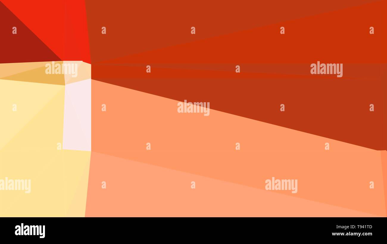 triangle background abstract with light salmon, sandy brown and ...