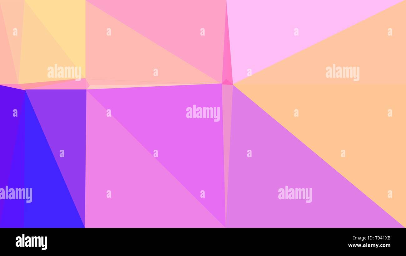 abstract geometric background with violet, blue violet and burly wood ...